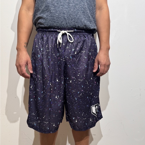 Generic | Shorts | Mens Black Speckled Shorts | Poshmark